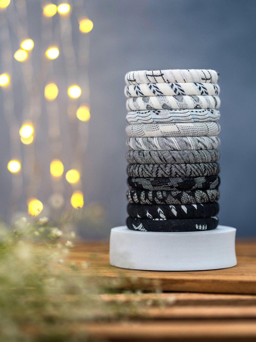 Buy Taasha Craft Set Of 12 Cotton Threads Handcrafted Bangle - Bangle for Women 33860576 | Myntra