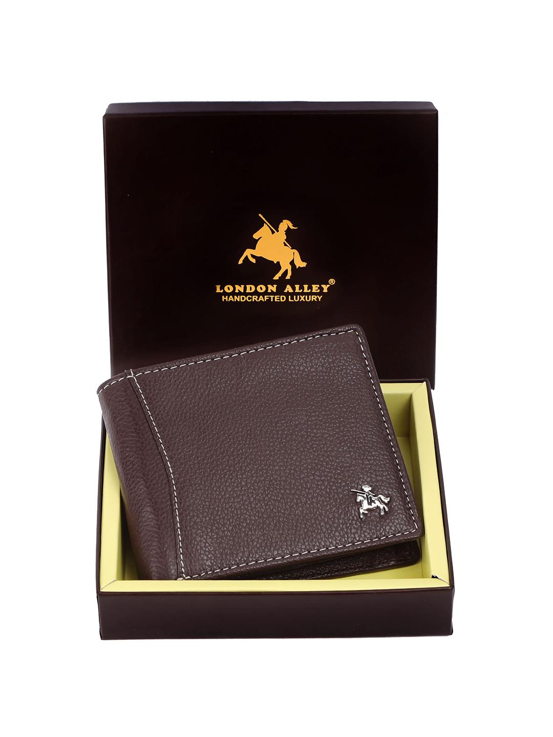 Buy LONDON ALLEY Men Leather Two Fold Wallet - Wallets for Men 33474658 ...