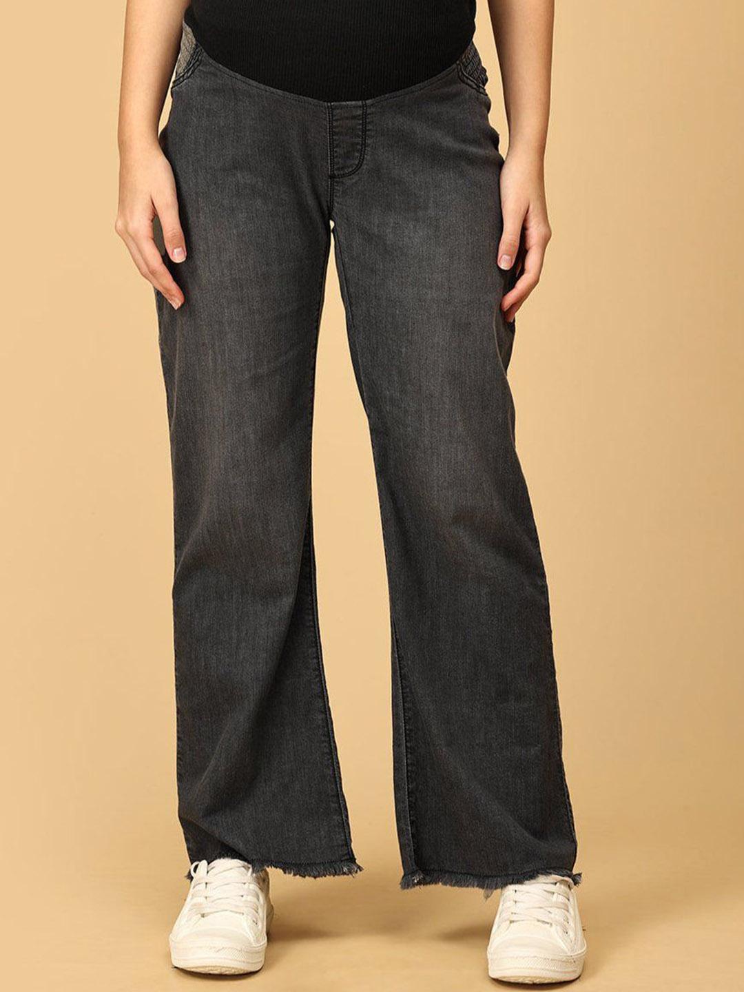 Buy The Mom Store Mid Rise Maternity Trousers - Jeans for Women ...