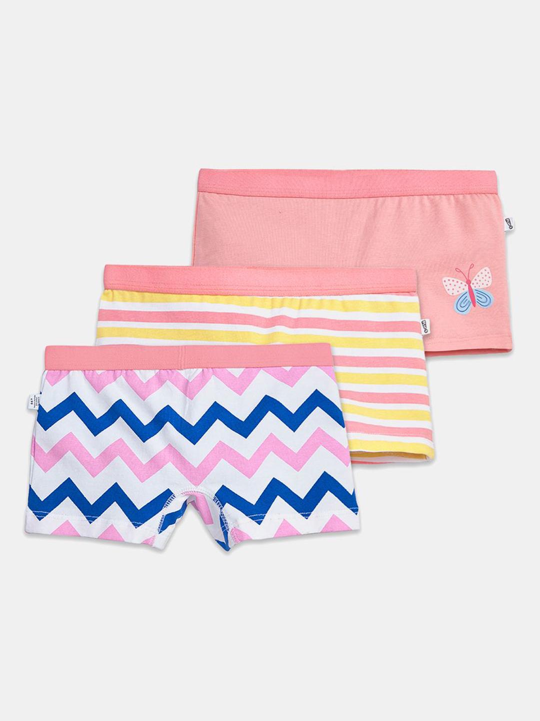 Buy You Got Plan B Girls Pack Of 3 Printed Trunk Brief - Briefs for ...