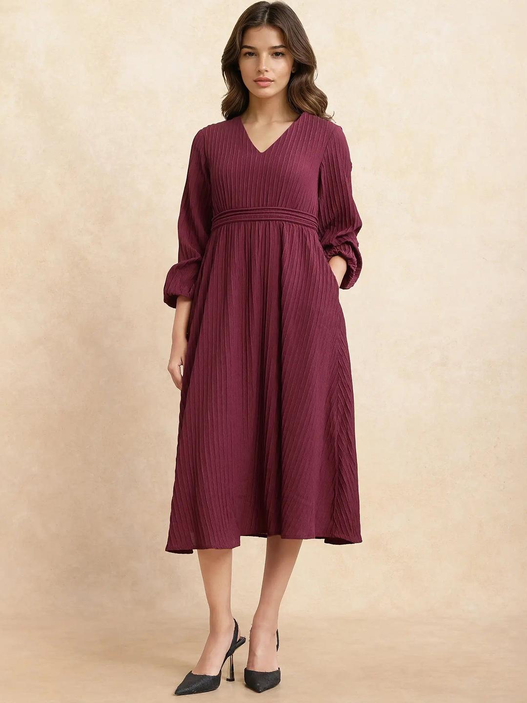 Buy RAREISM Empire Midi Dress - Dresses for Women 33524917 | Myntra