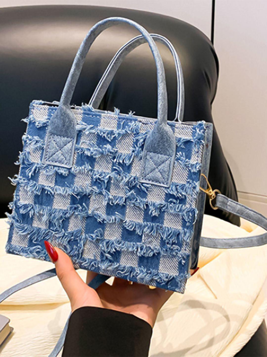 Buy HAUTE SAUCE Women Blue Leather Shoulder Hand Bag - Handbags for ...