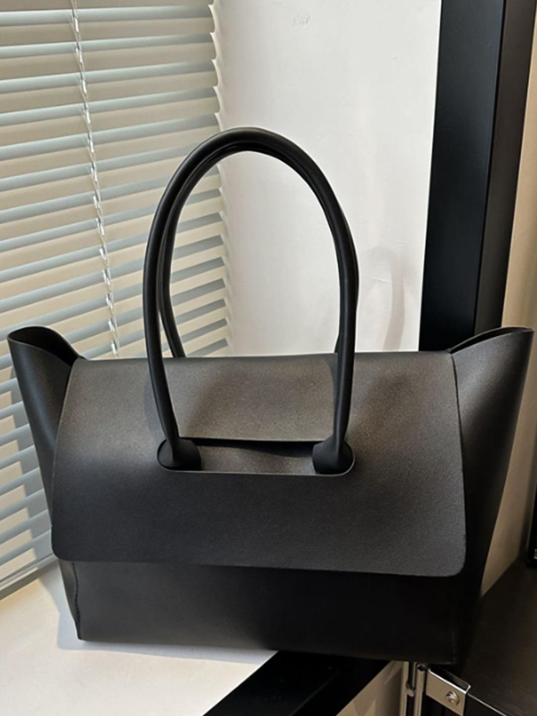 Buy HAUTE SAUCE Women's Black Vegan Leather Hand Bag - Handbags for ...