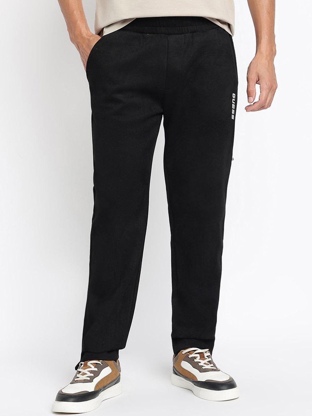 Buy GUESS Daril Men Mid Rise Straight Track Pant - Track Pants for Men ...