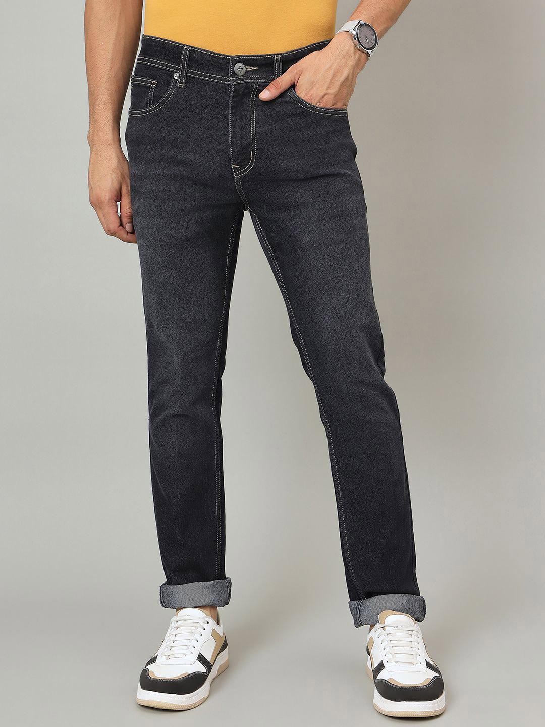 Buy Duke Men Slim Fit Mid Rise Light Fade Stretchable Jeans - Jeans for ...