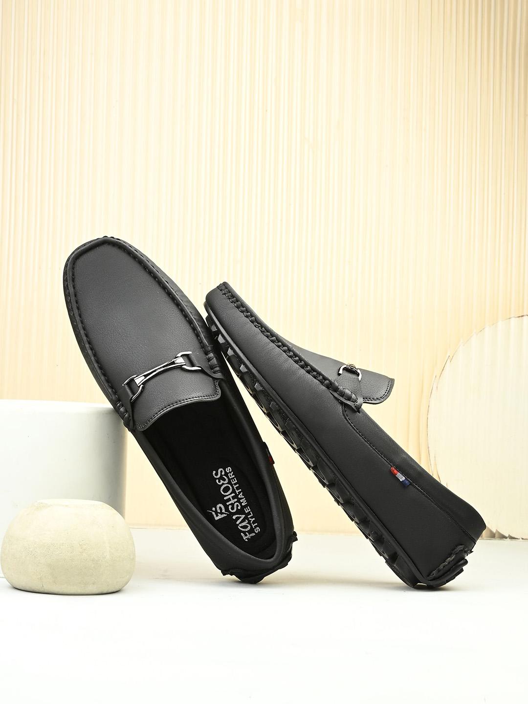 Buy FAV SHOES Men Textured Horsebit Loafers - Casual Shoes for Men ...