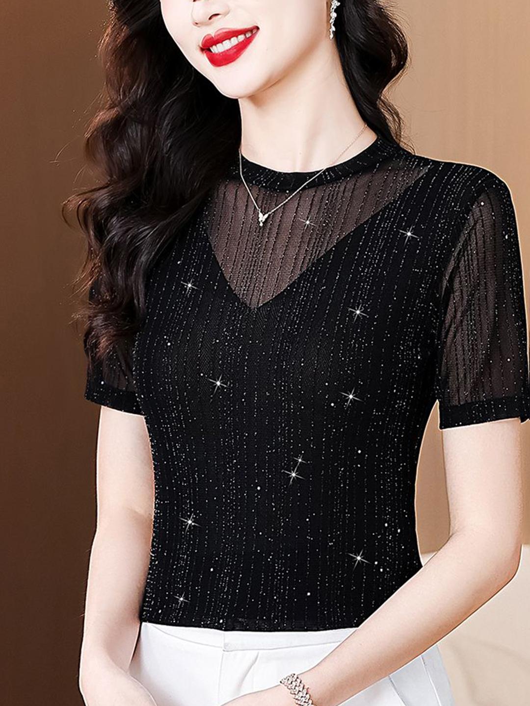 Buy JC Mode Women Embellished Top - Tops for Women 36171334 | Myntra