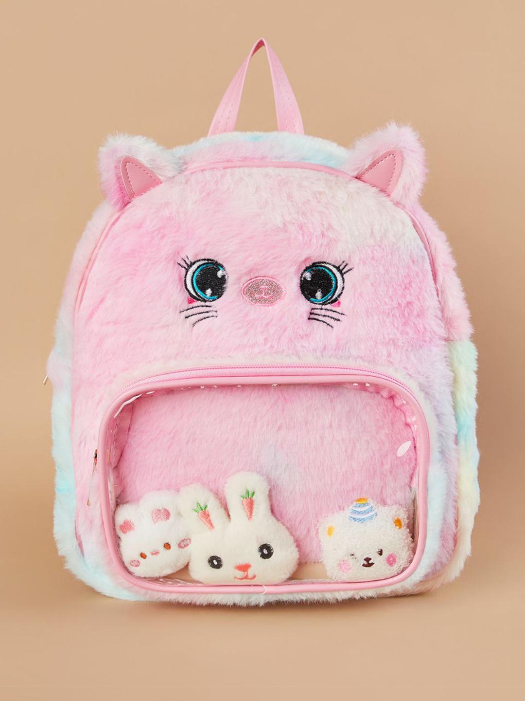 Buy Ginger By Lifestyle Girls Solid Embellished Backpack - Backpacks ...
