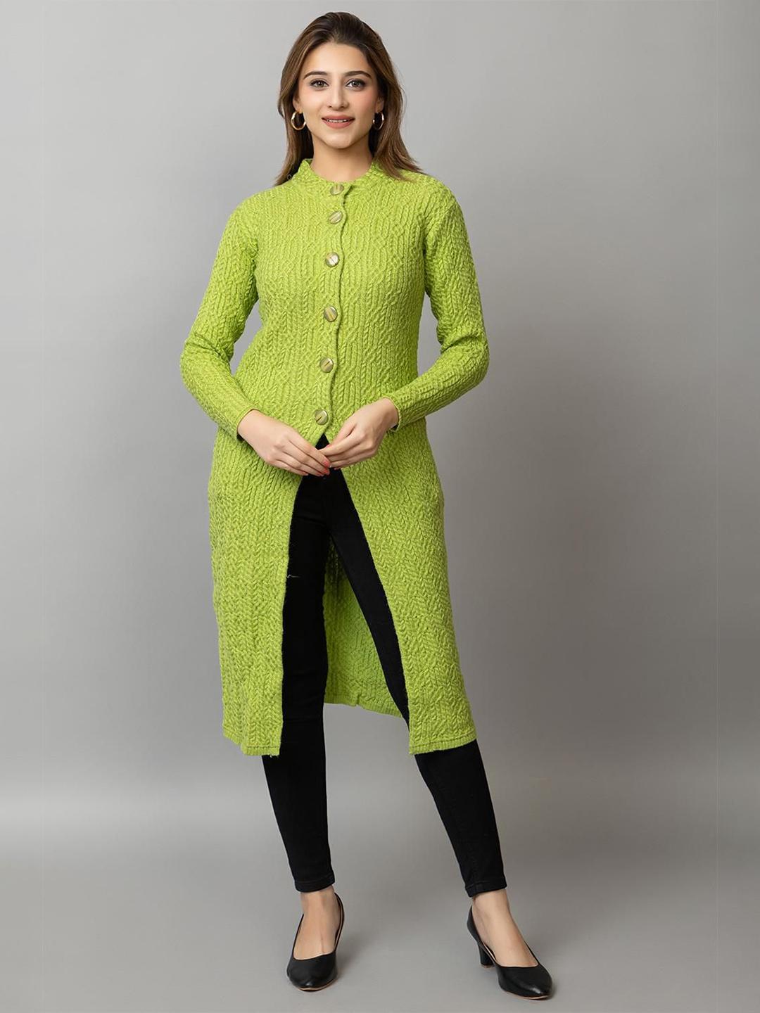 Buy Dart Line Women Round Neck Longline Cardigan - Sweaters for Women ...