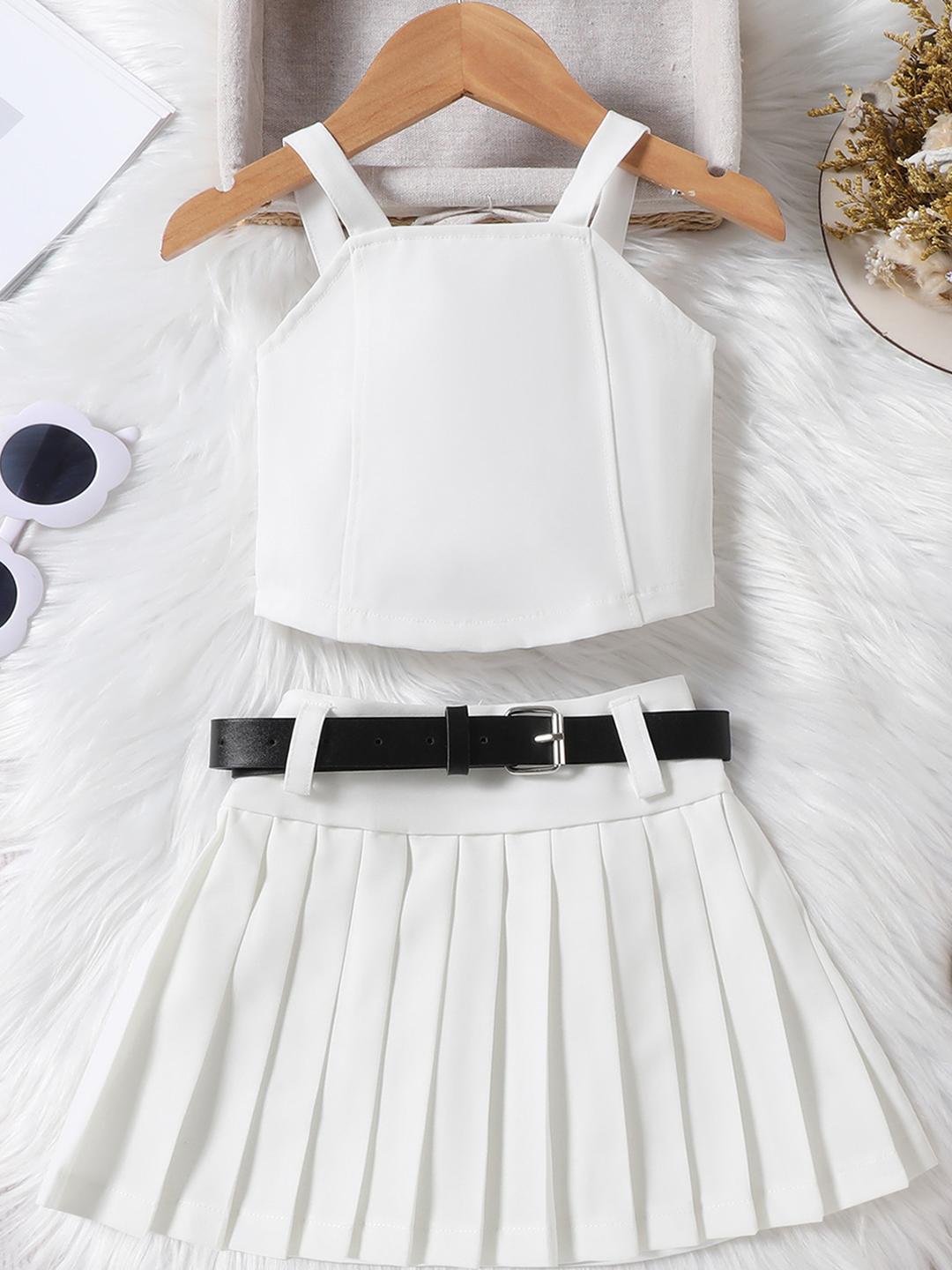 Buy YK Girls White Co Ords - Co Ords for Girls 36363728 | Myntra