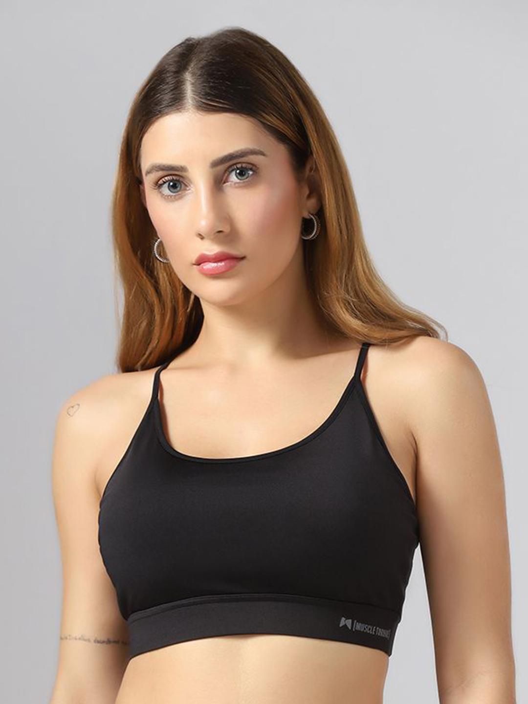Buy MUSCLE TORQUE Full Coverage Medium Support Beginner Sports Bra ...