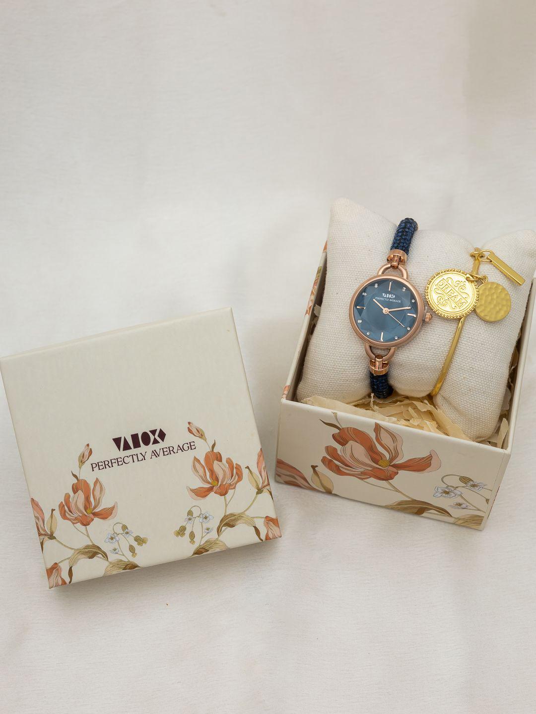 Buy Perfectly Average Dream Bracelet & Crystal Slider Blue Watch For ...
