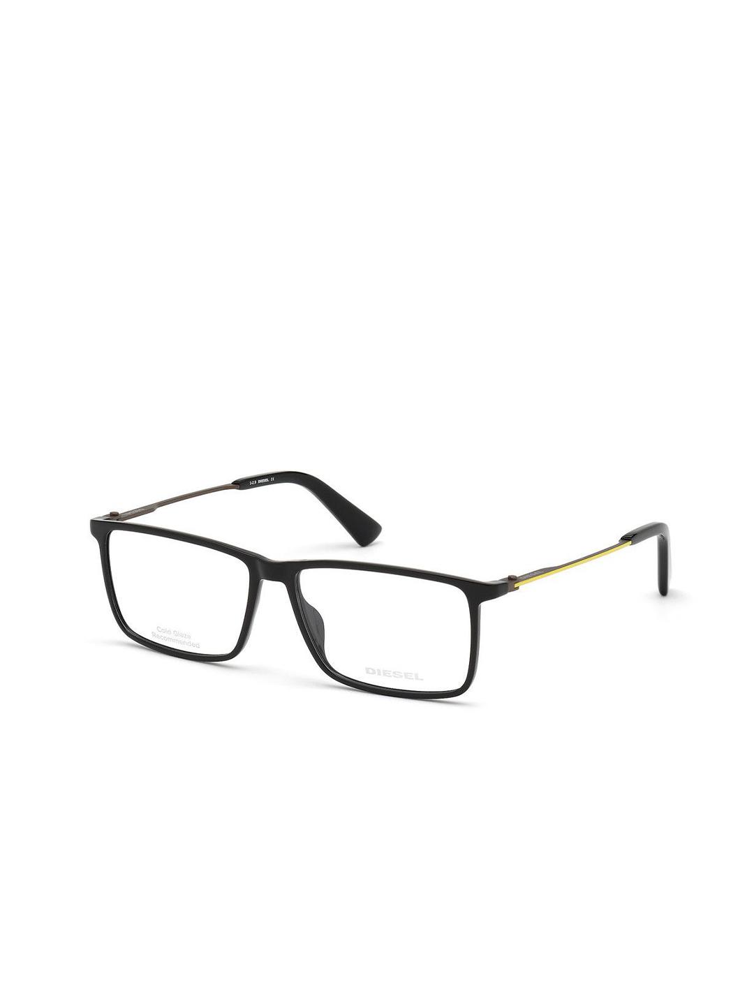 Buy DIESEL Men Full Rim Rectangle Frames DL5377 56 001 - Frames for Men ...