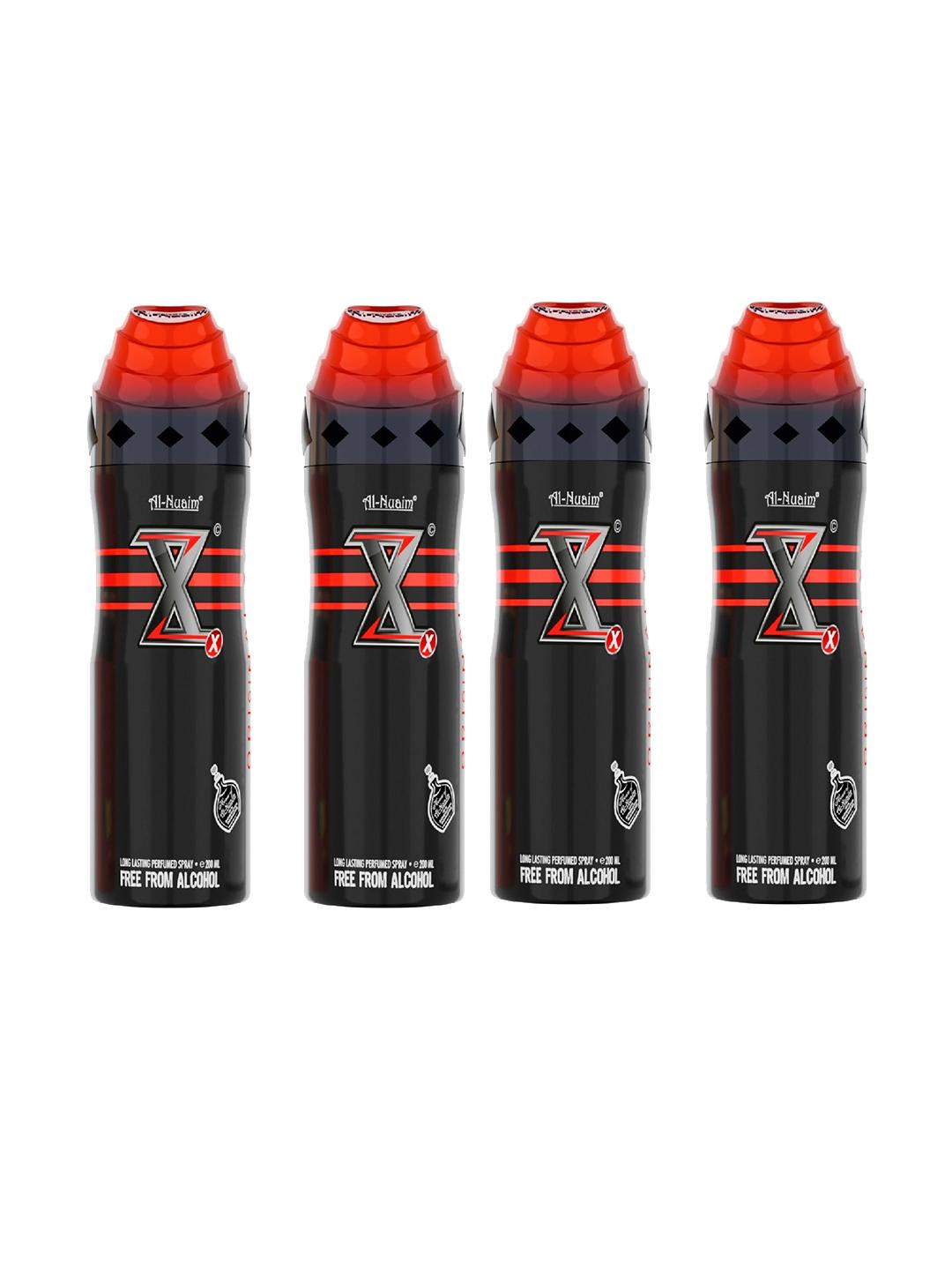 Buy Al Nuaim Men 4Pcs Original XX Alcohol Free Deodorant Perfumed Spray ...