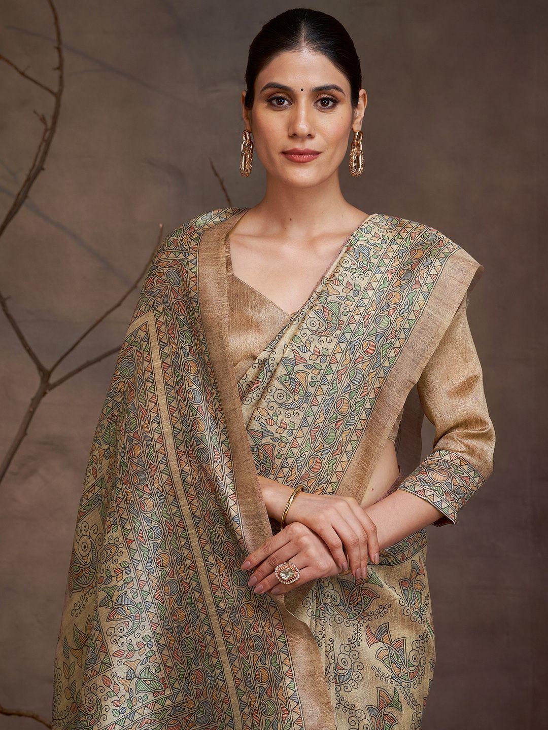 Buy Anouk Rustic Ethnic Motifs Banarasi Saree - Sarees for Women ...