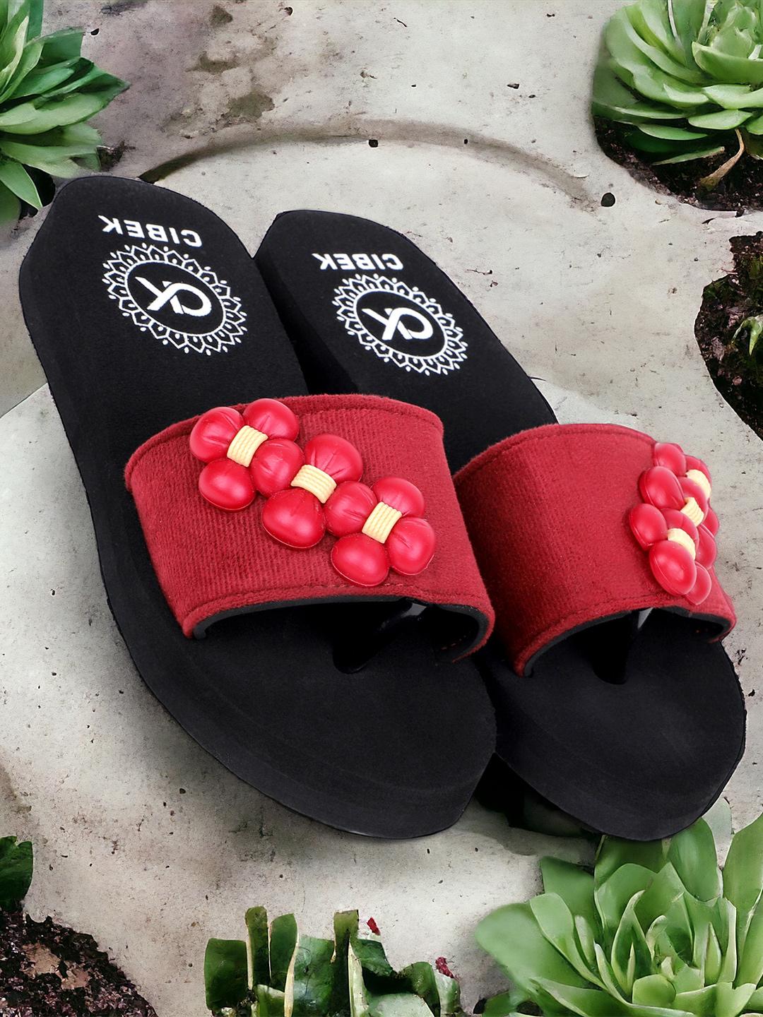 Buy CIBEK Women Embellished Slip On - Flip Flops for Women 34631747 ...