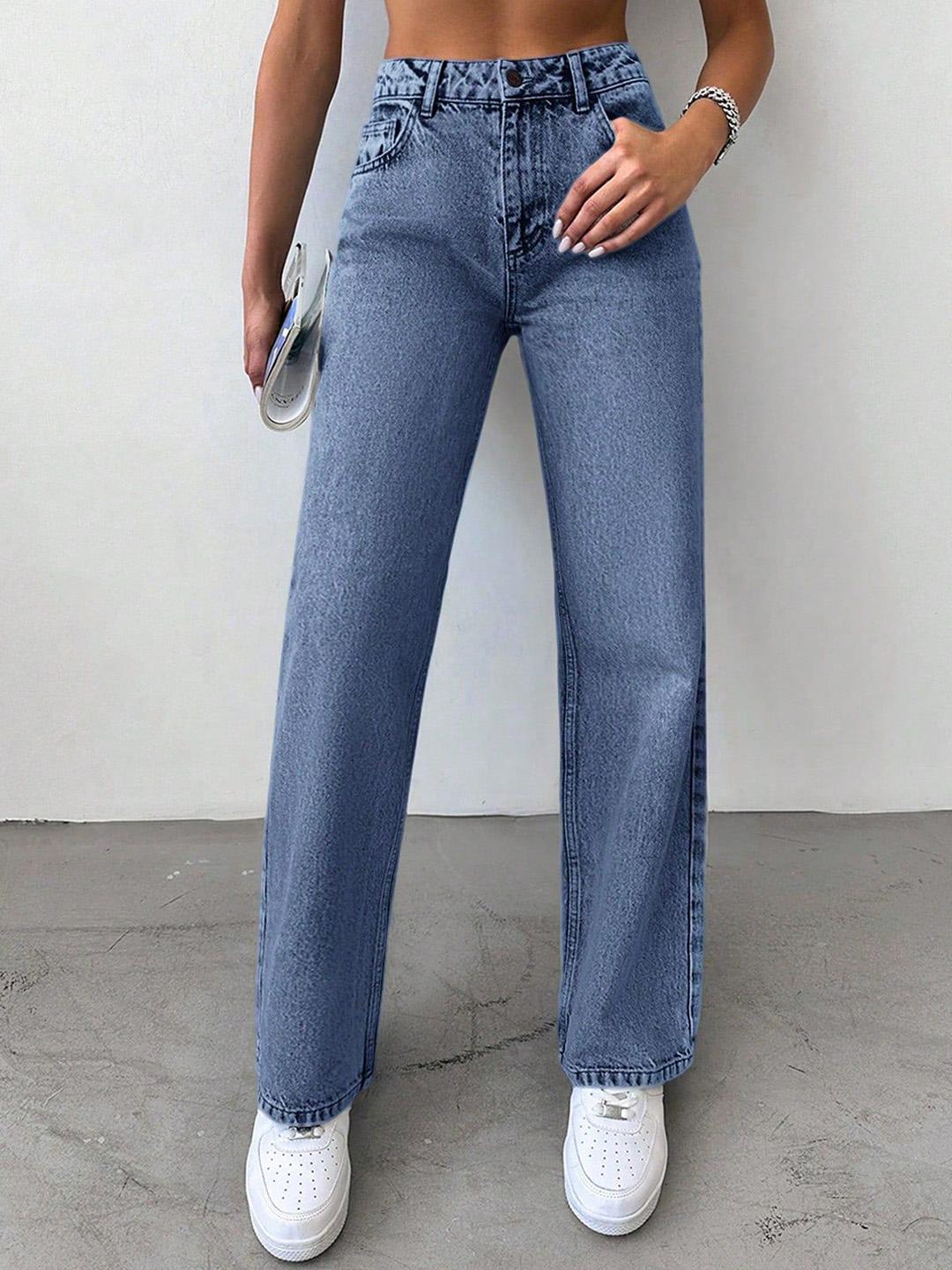 Buy Crazeis Basics By Glossia Women Comfort Straight Fit High Rise ...