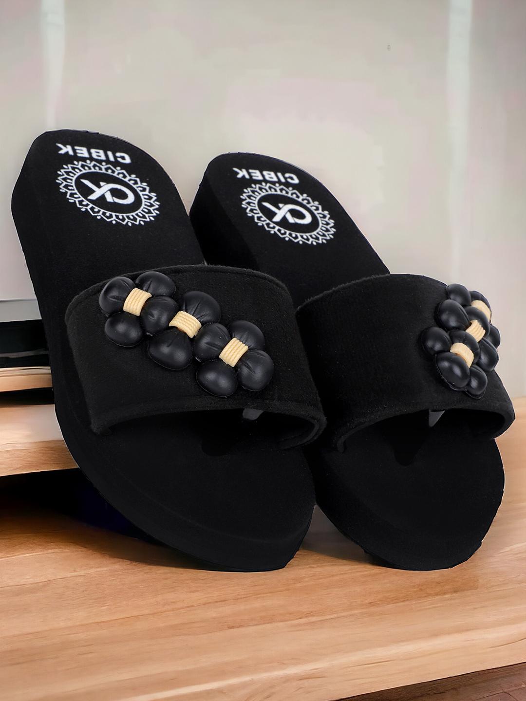 Buy CIBEK Women Open Toe Sliders - Flip Flops for Women 34631744 | Myntra