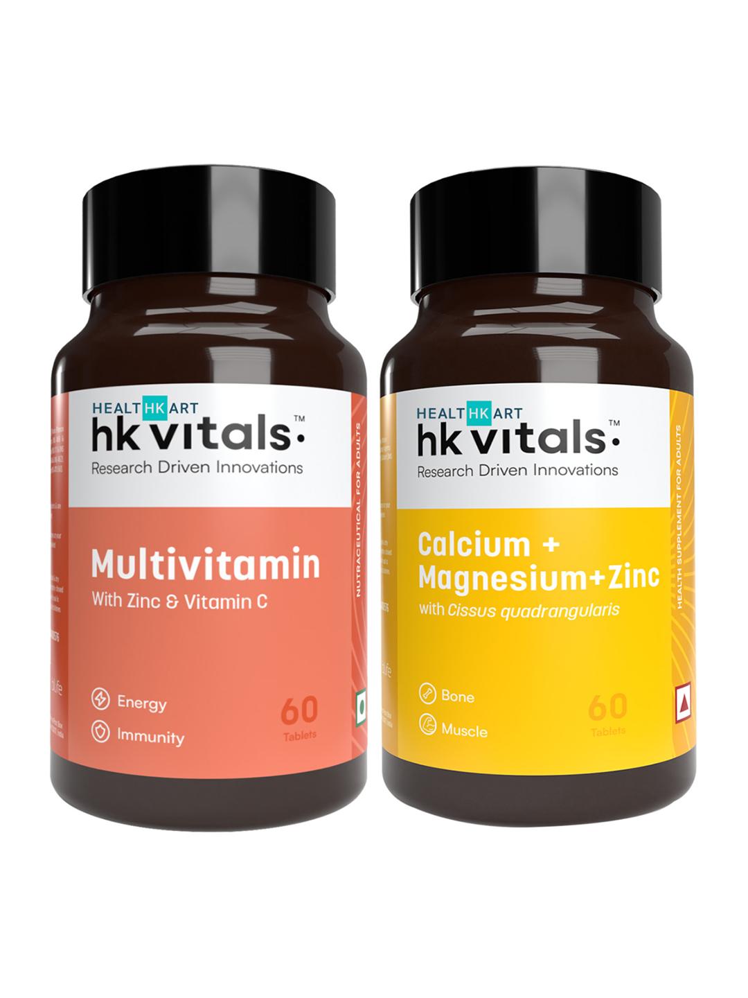 Buy HK VITALS Multivitamin Calcium Magnesium & Zinc 60 Tablets ...