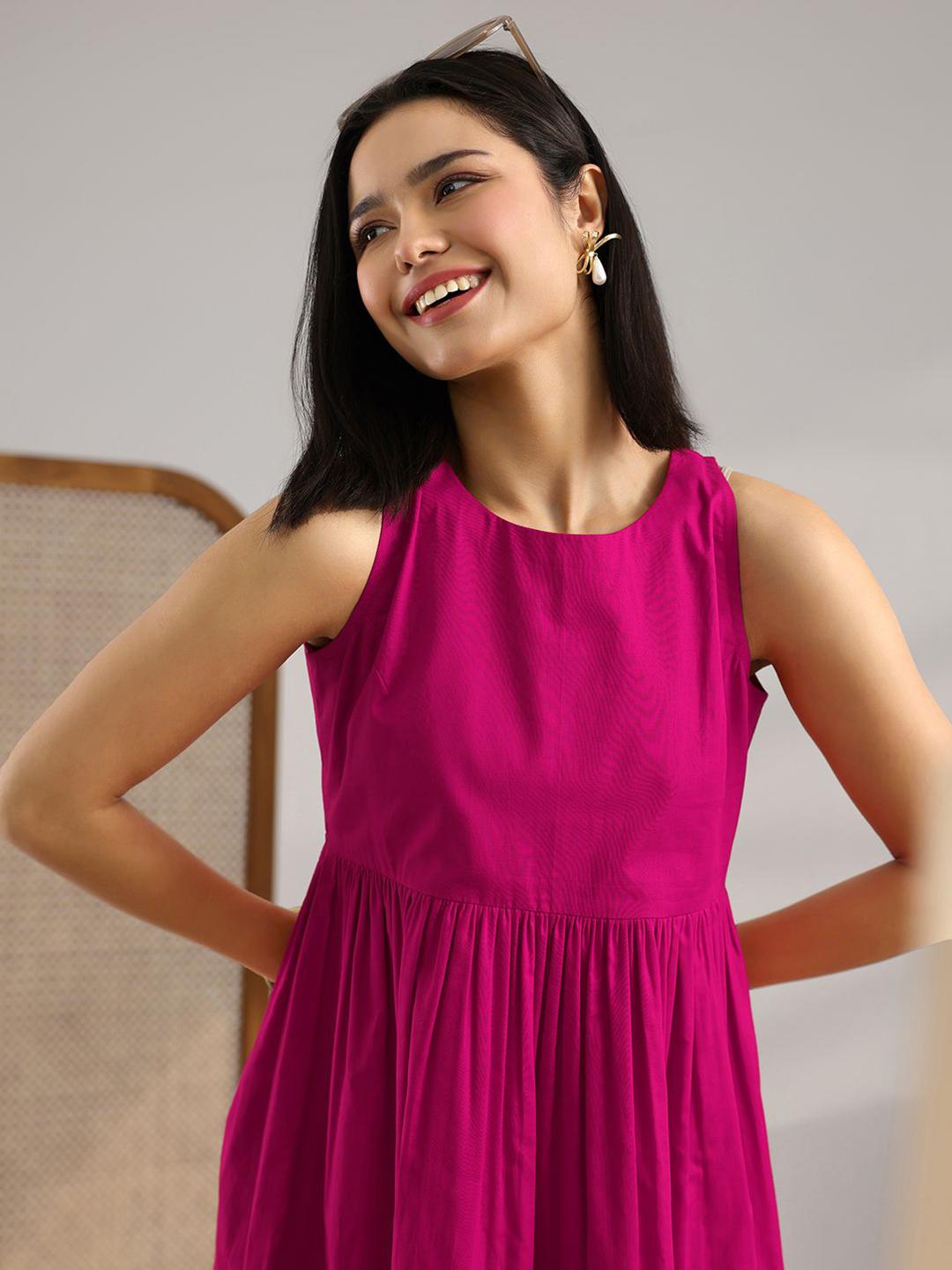Buy Libas Fit & Flare Maxi Dress - Dresses for Women 35882289 | Myntra