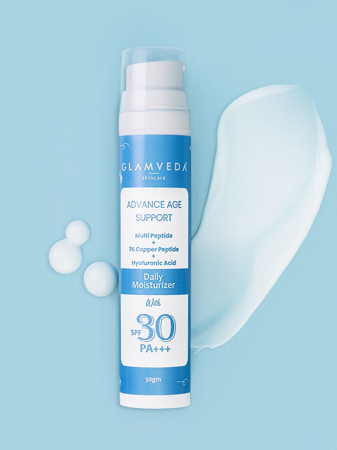 Buy GLAMVEDA 1% Copper Peptide Sunscreen SPF 30 PA+++ With Centella ...