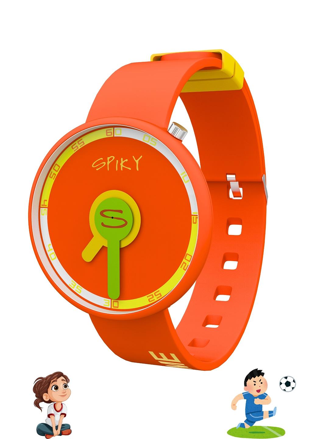 Buy Spiky Kids Printed Dial & Straps Analogue Watch SPKEVA33_C4_ORG ...