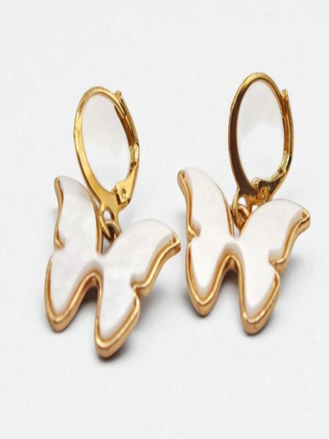 Buy SAPRAA TRENDS Contemporary Hoop Earrings - Earrings for Women ...