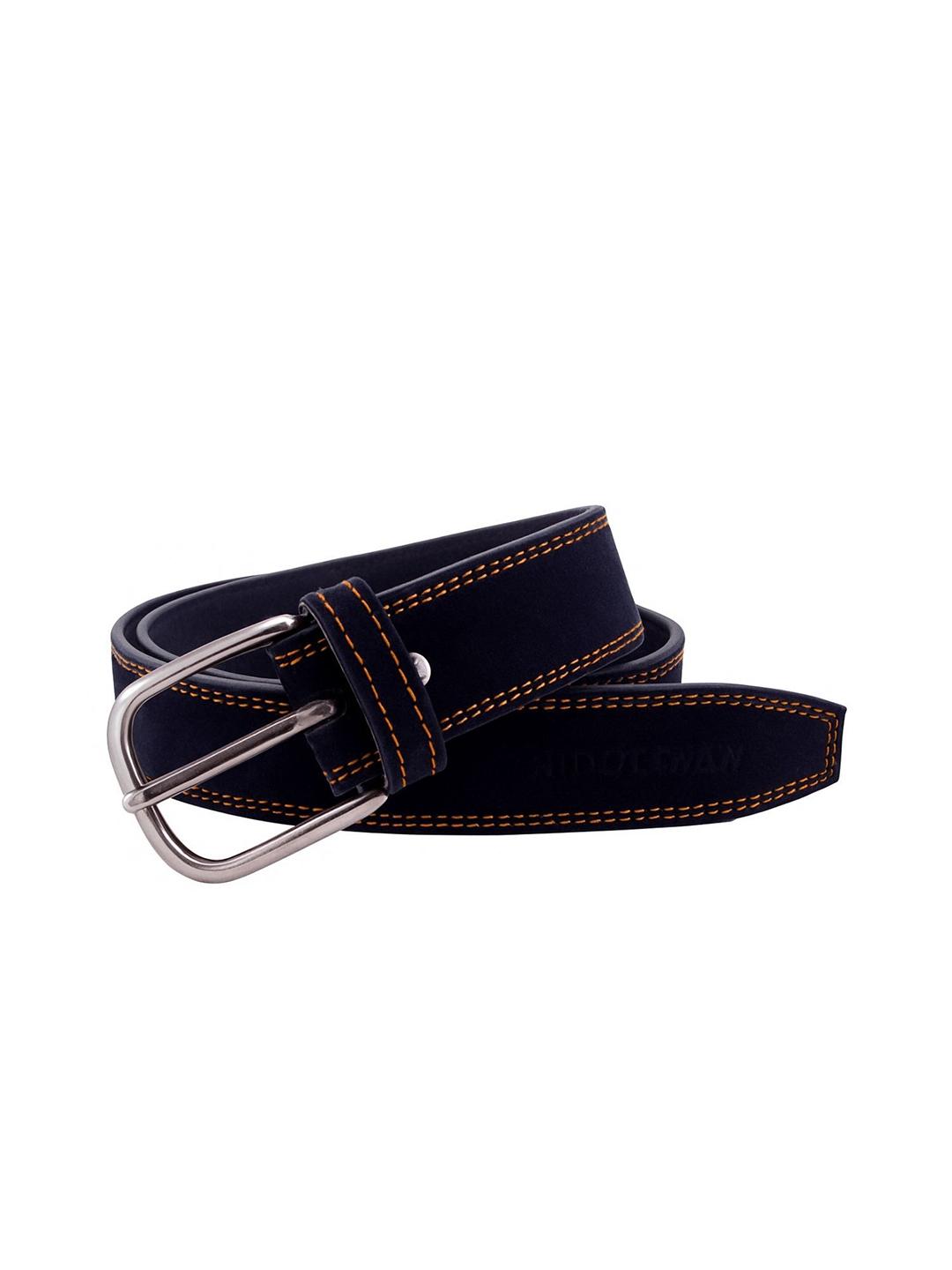Buy Niddleman Men Velvet Finish Slim Belt With A Tang Closure - Belts ...