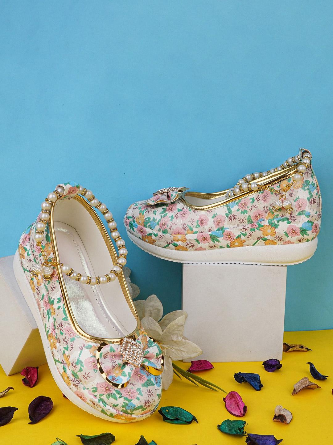 Buy BAESD Girls Party Wear Bracelet Flatform Ballerinas - Heels for ...