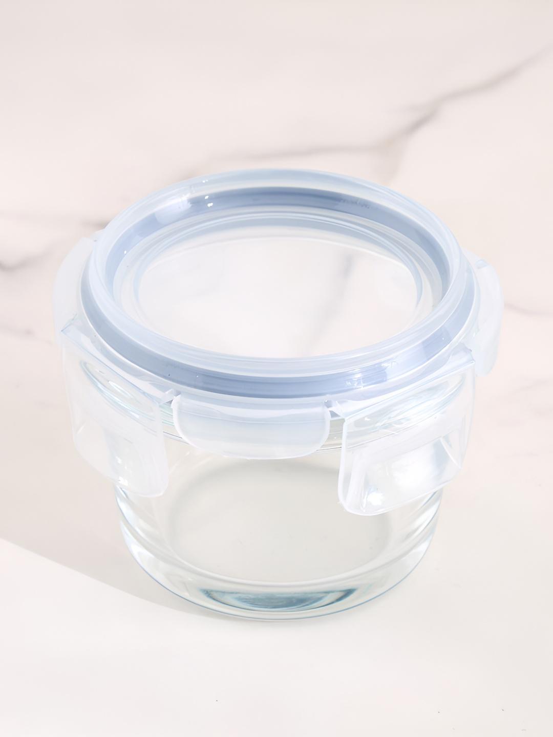 Buy Home Centre Transparent Glass Easy To Clean Box Container ...