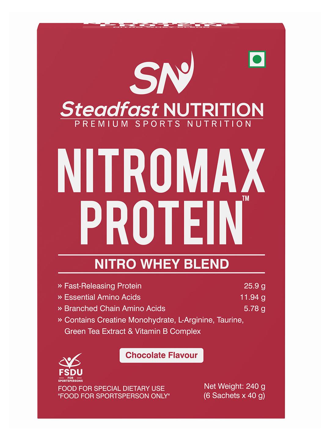 Buy Steadfast Nutrition Nitromax Protein Nitro Whey Extra Ordinary ...