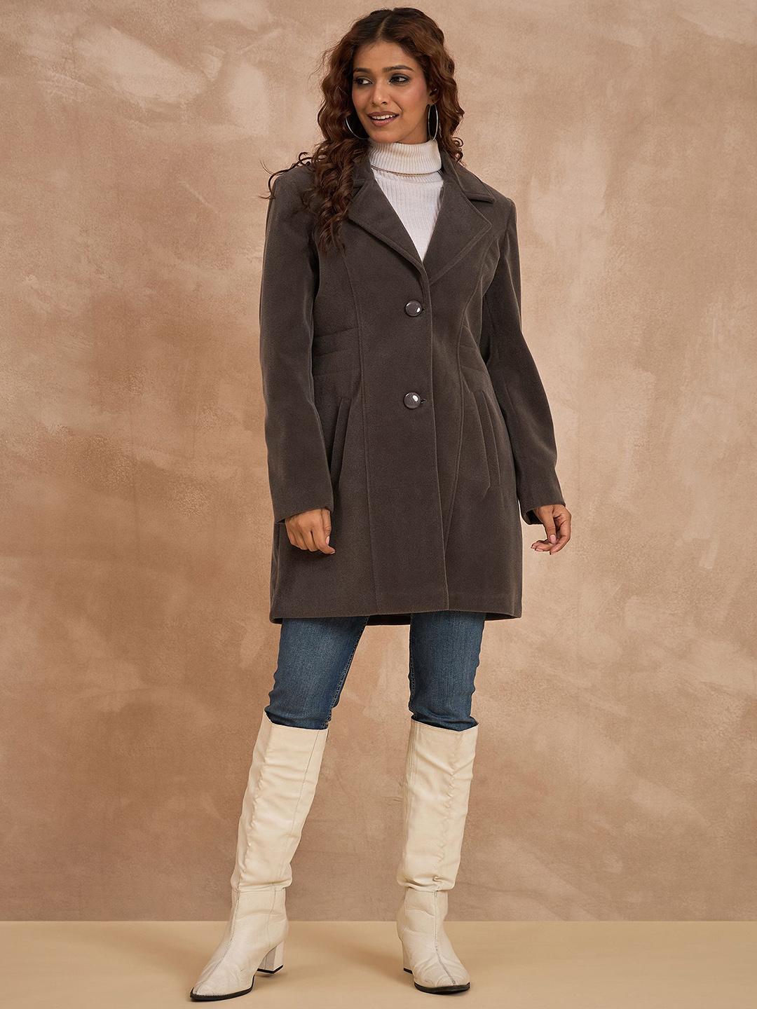 Buy CLAPTON Women Long Winter Blazer - Blazers for Women 36474963 | Myntra