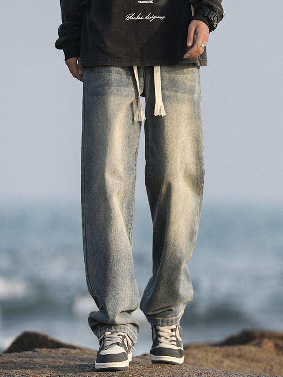 Buy StyleCast X Revolte Men Straight Fit Mid Rise Light Fade Jeans ...