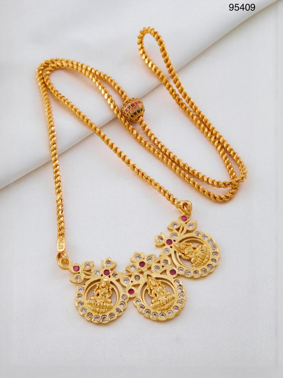 Buy SAT KAIVAL FASHION Gold Plated Mangalsutra - Mangalsutra for Women ...