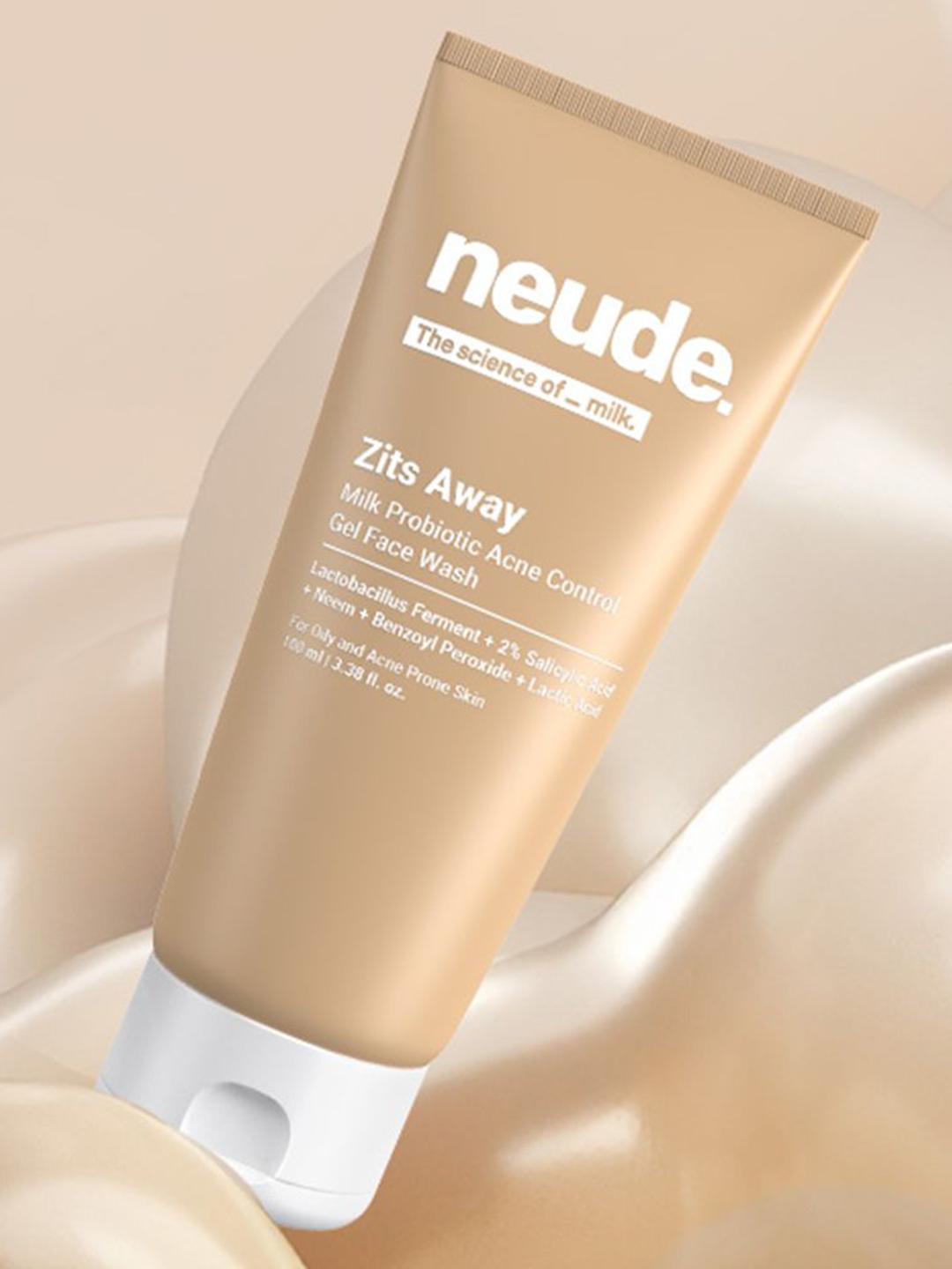 Buy Neude Skin Milk Probiotic Acne Control Gel Face Wash 100 Ml - Face ...