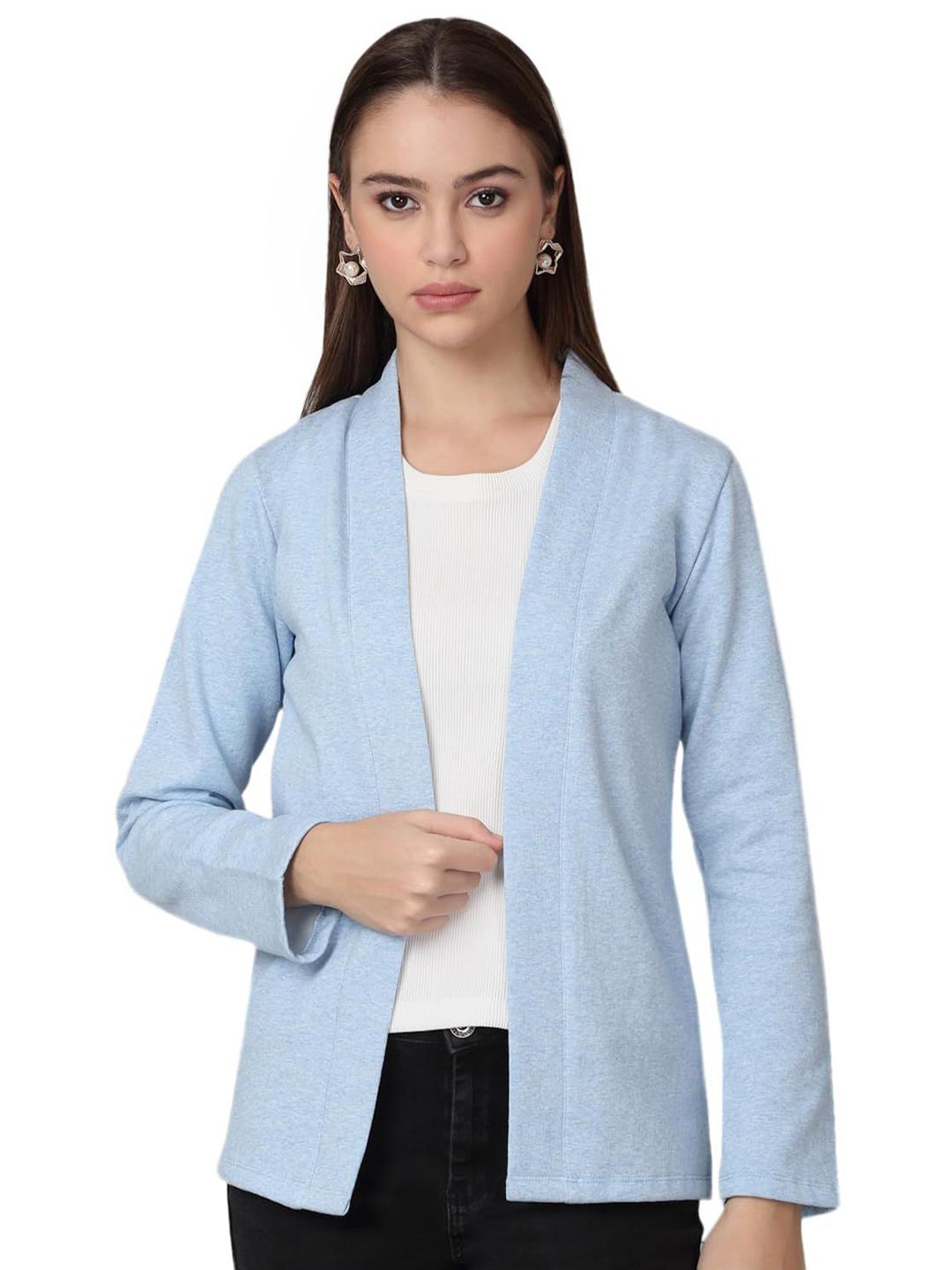 Buy SZN Self Design Cotton Open Front Shrug - Shrug for Women 36178331 ...