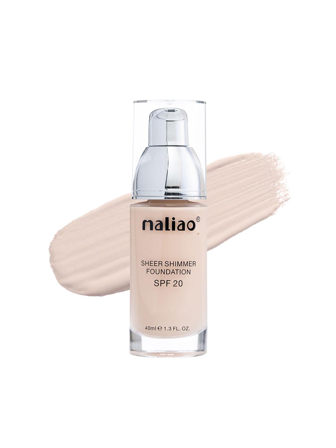 Buy Maliao Sheer Shimmer Foundation SPF 20 40 Ml 01 - Foundation for ...