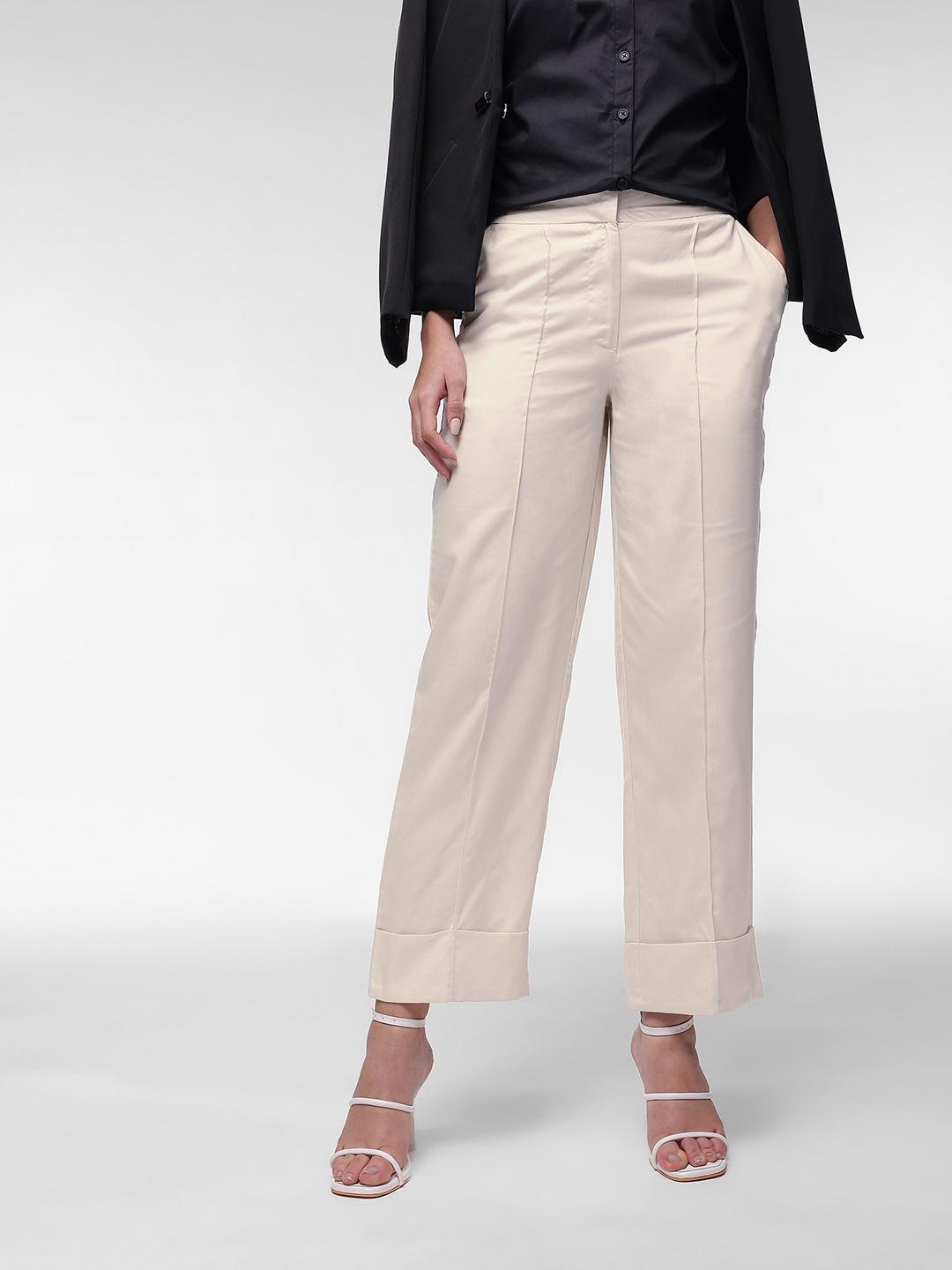 Buy French Connection Women Pleated Trousers - Trousers for Women ...