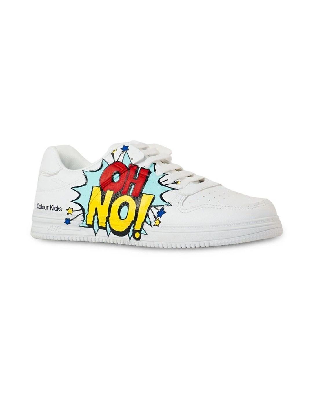 Buy Colour Kicks Men Printed Lace Ups Sneakers - Casual Shoes for Men ...