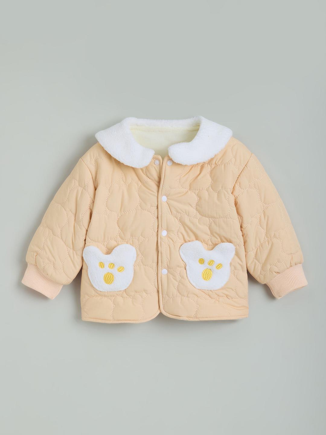 Buy Hopscotch Girls Orange Polyester Printed Jackets - Jackets for ...