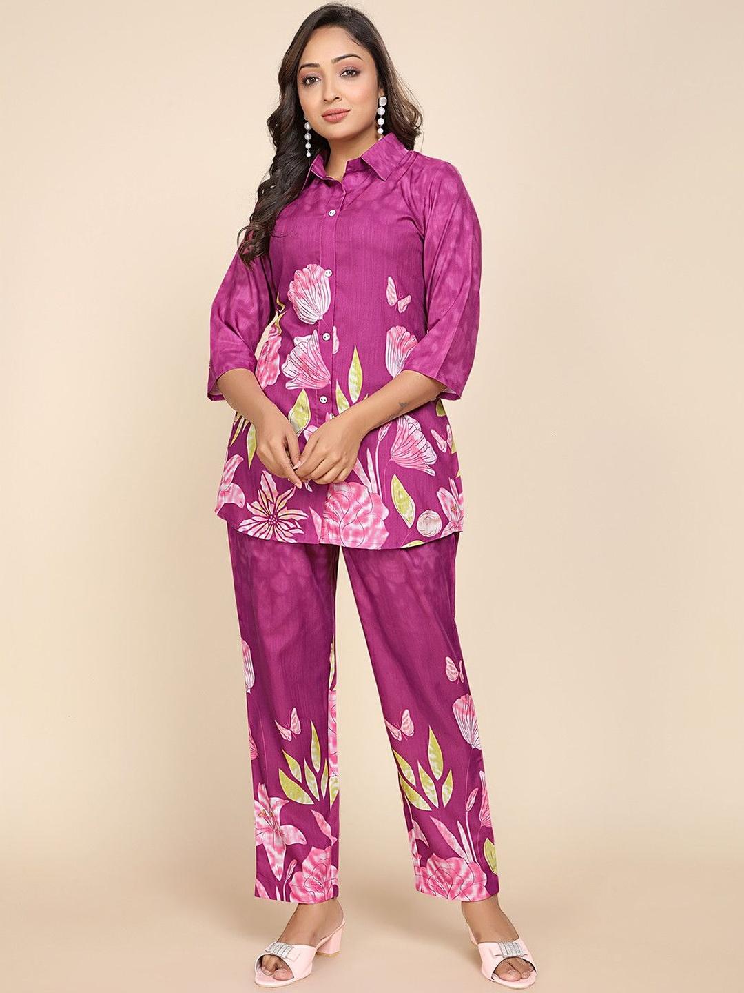 Buy MAHUDI Women Purple Co Ords - Co Ords for Women 36506942 | Myntra
