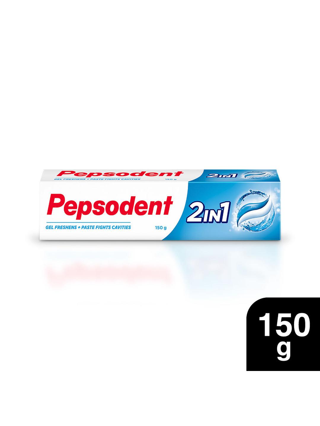 Buy Pepsodent 2 In 1 Dual Action Toothpaste With Germ Fighting Formula ...