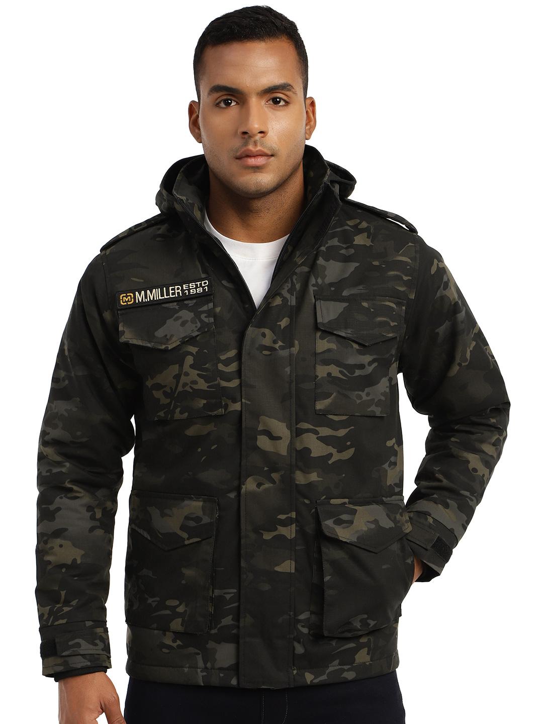 Buy MOUNTMILLER Men's Camouflage Printed Multicam M65 Ripstop Field ...