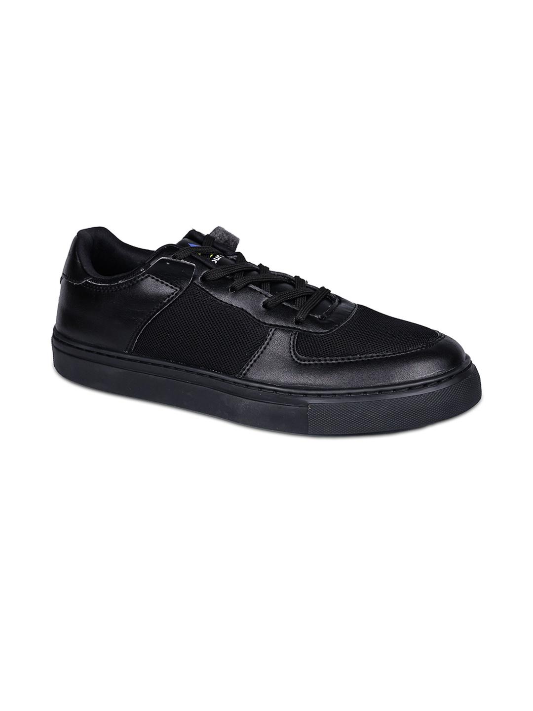 Buy Colour Kicks Women Black Solid PU Sneakers - Casual Shoes for Women ...