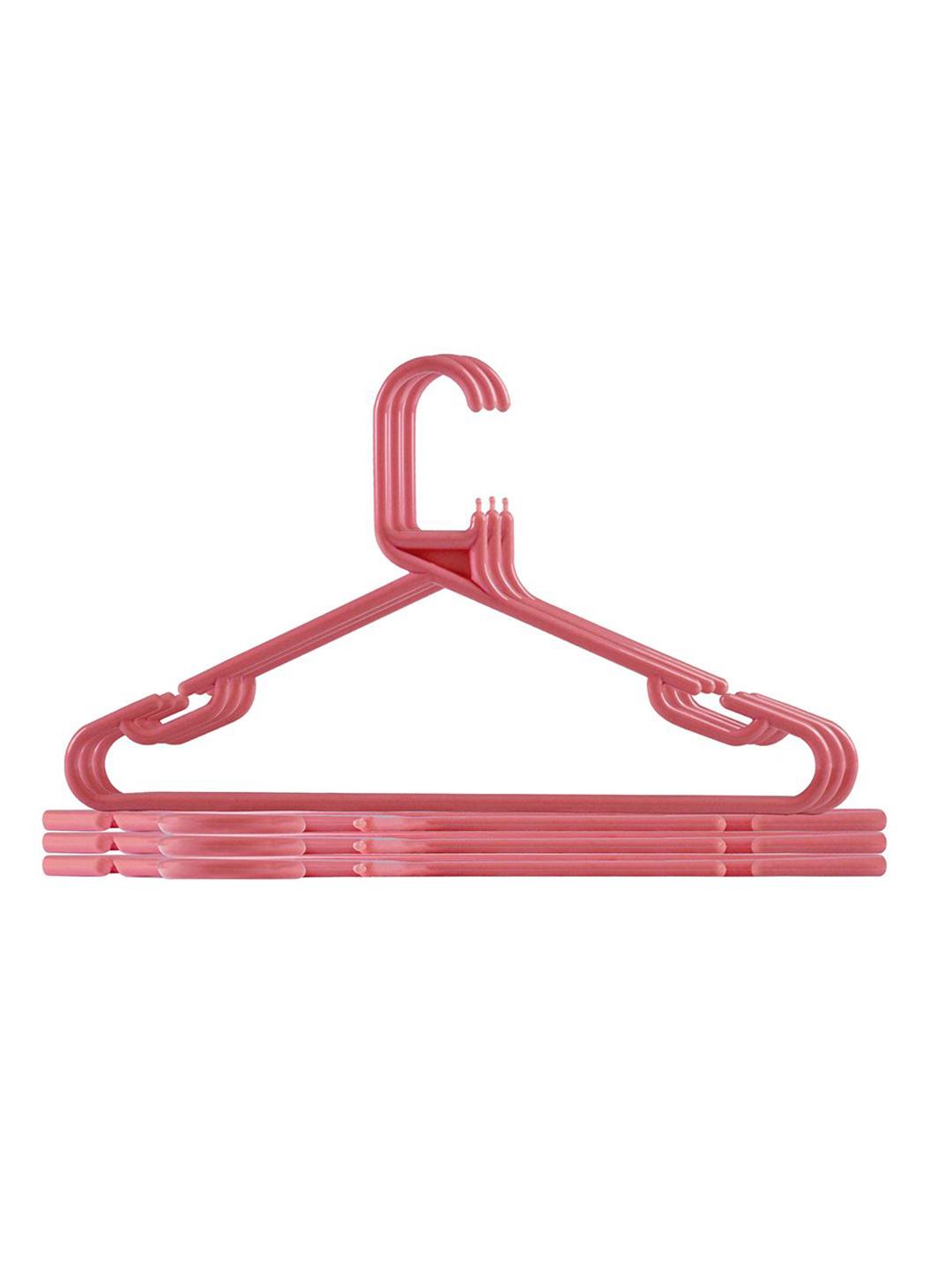 Buy Kuber Industries Pink 6 Pieces Clothes Hangers - Hanger for Unisex ...