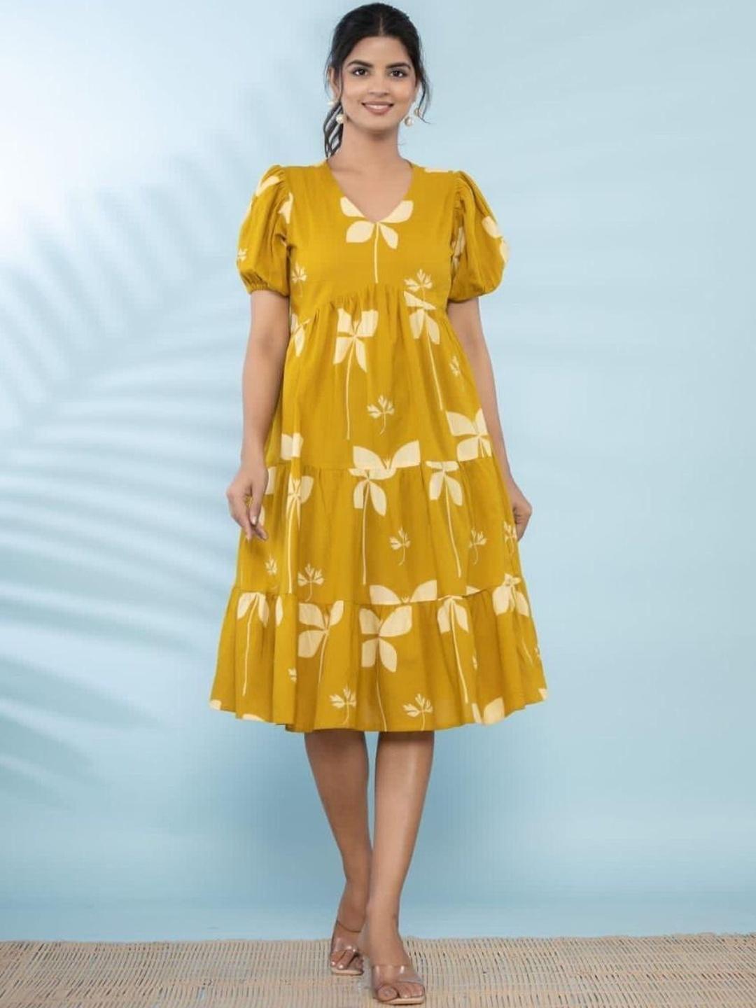 Buy CORSICA Women Yellow Dresses - Dresses for Women 36511654 | Myntra