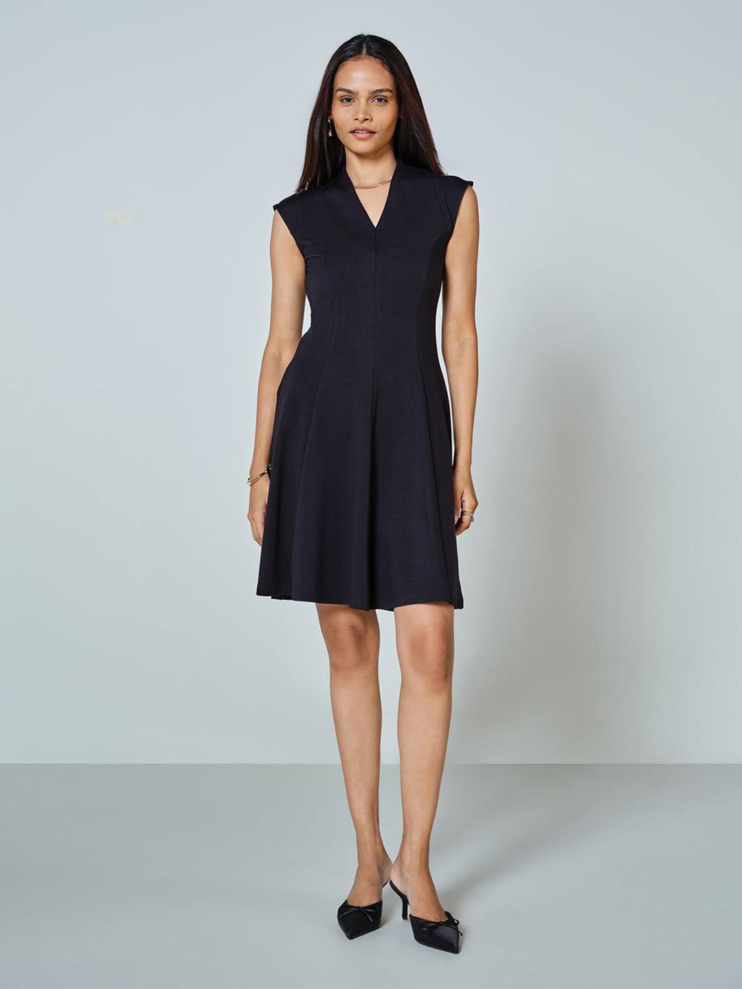 Buy AND Women V Neck A Line Dress - Dresses for Women 36475061 | Myntra