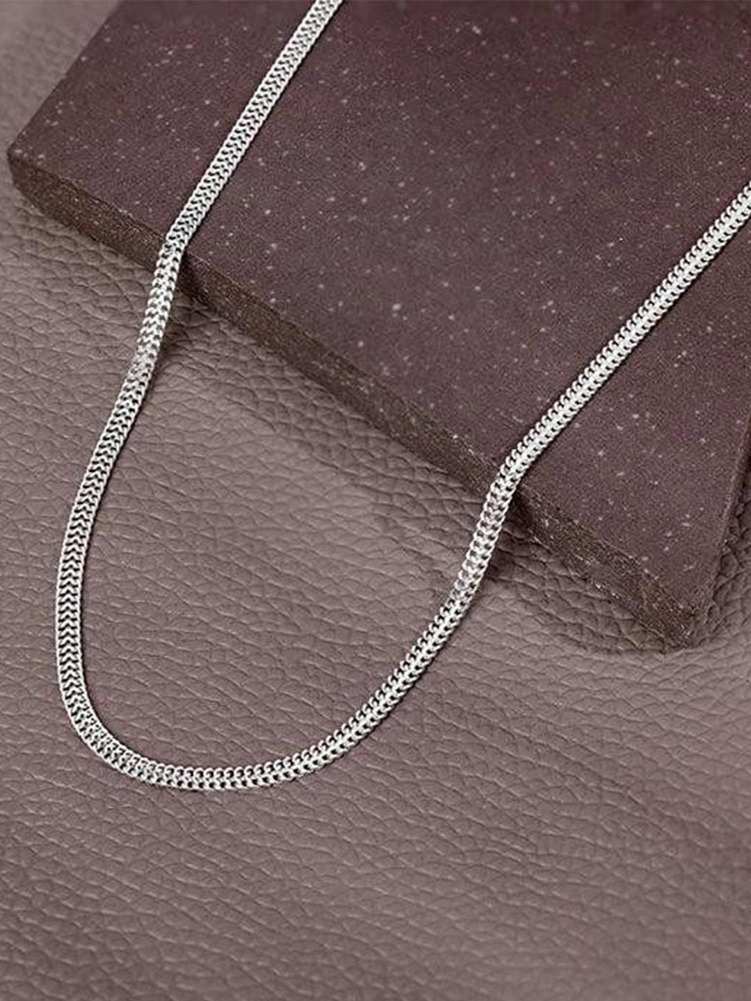 Buy GIVA Men 925 Silver Rhodium Plated Classic Style Chain - Necklace ...
