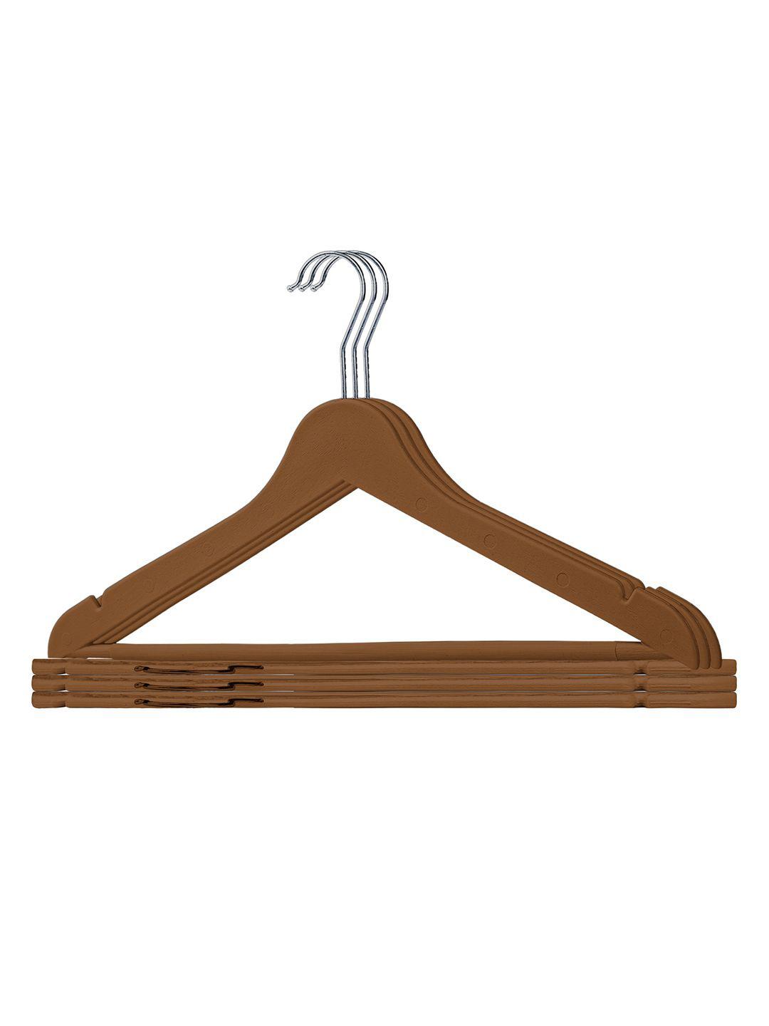 Buy Kuber Industries Brown 6 Pieces Clothes Hangers - Hanger for Unisex ...