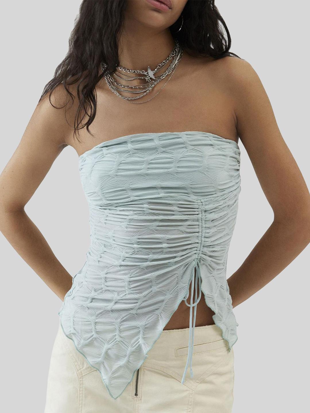Buy LULU & SKY Women Strapless Solid Tube Top - Tops for Women 36510044 ...